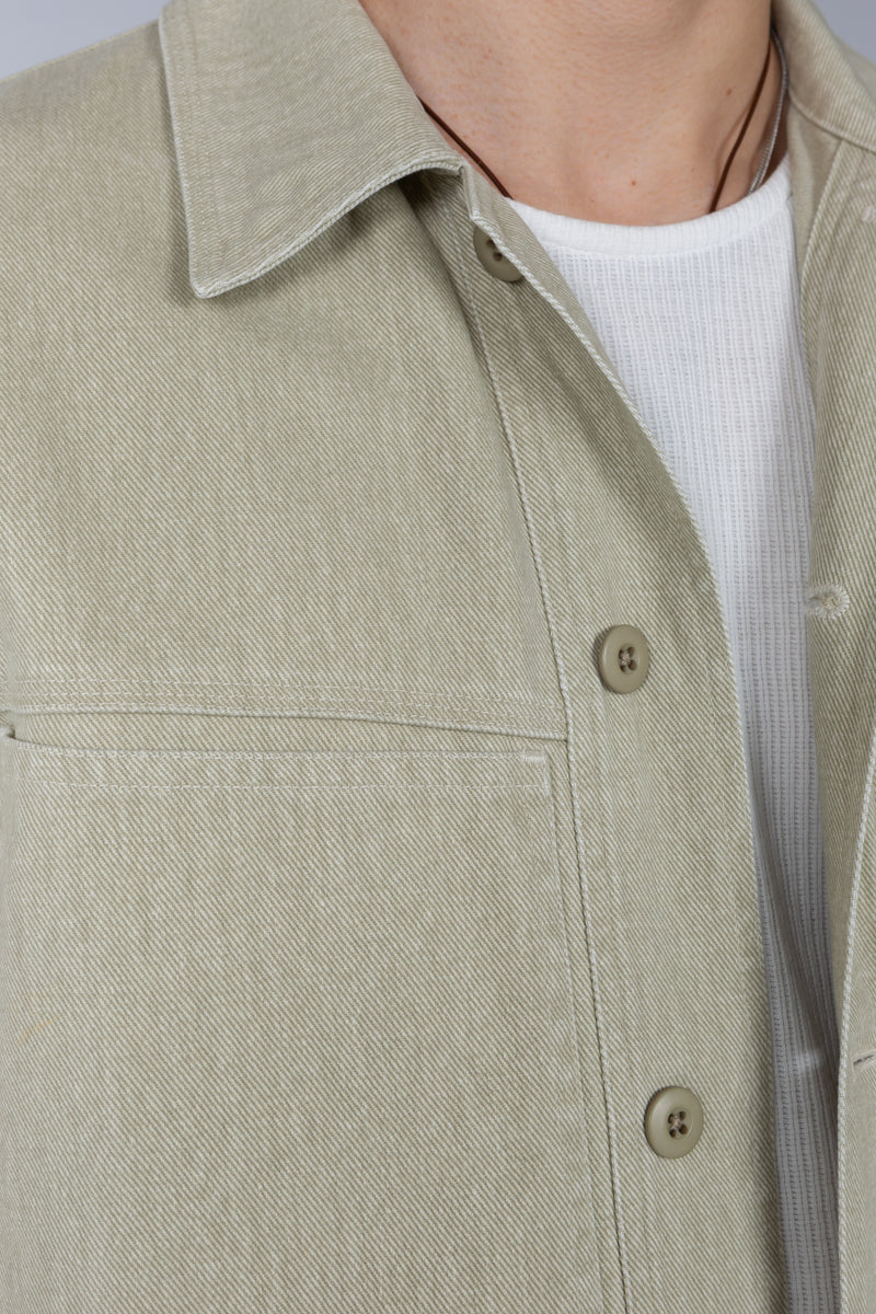 Slant Pocket Jacket - Dusty Beige – SHADES OF GREY BY MICAH COHEN