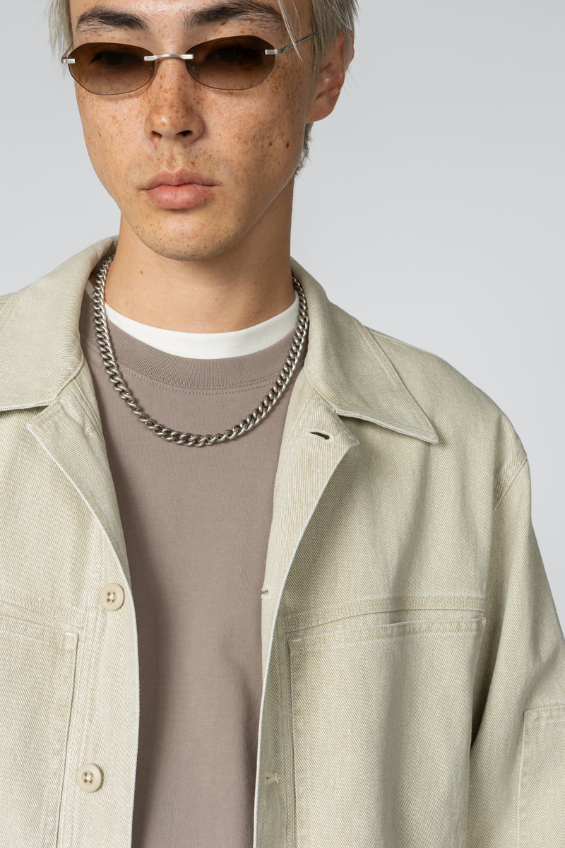 Slant Pocket Jacket - Dusty Beige – SHADES OF GREY BY MICAH COHEN